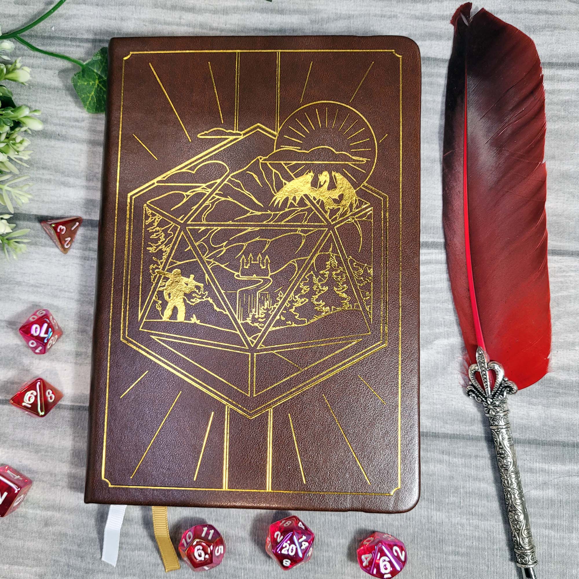 DnD 5e Player Journal braun – unartick - Magical Adventuring Gear